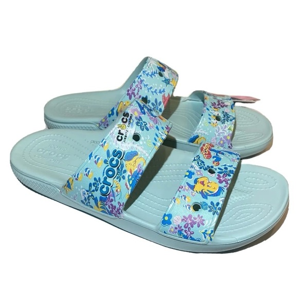 CROCS | Shoes | New Disney Vera Bradley Crocs Little Mermaid Classic ...